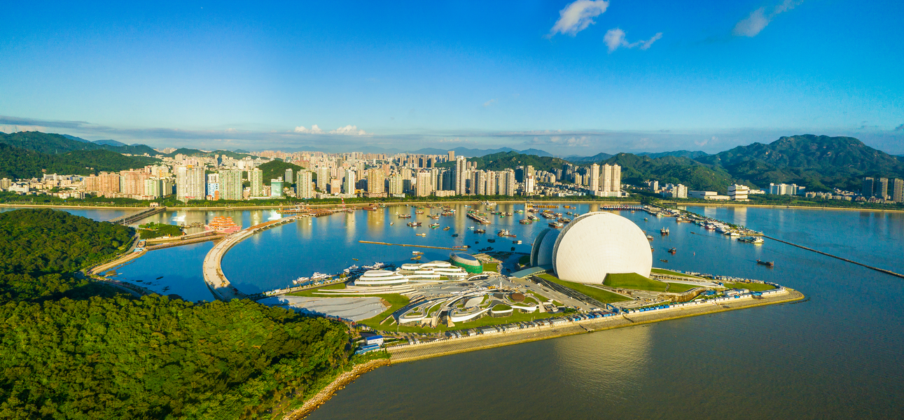 Zhuhai Islands Hong Kong Zhuhai Macao Bridge Artificial Island Port